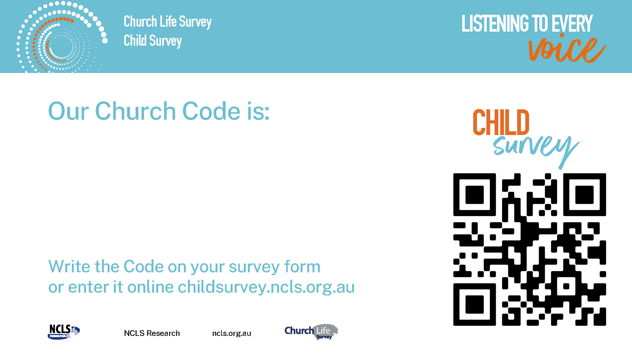Child Survey Instructions - NCLS Research